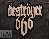 Big Back Patch Destroyer 666 logo black metal | Etsy