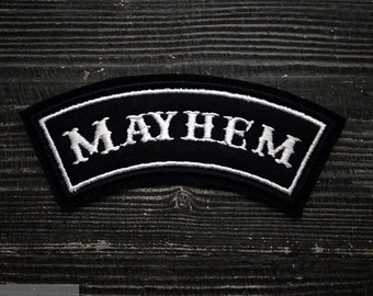 Mayhem patch | Etsy
