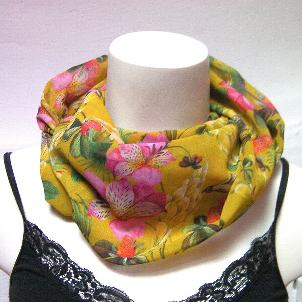 Bright Yellow Scarf - Etsy