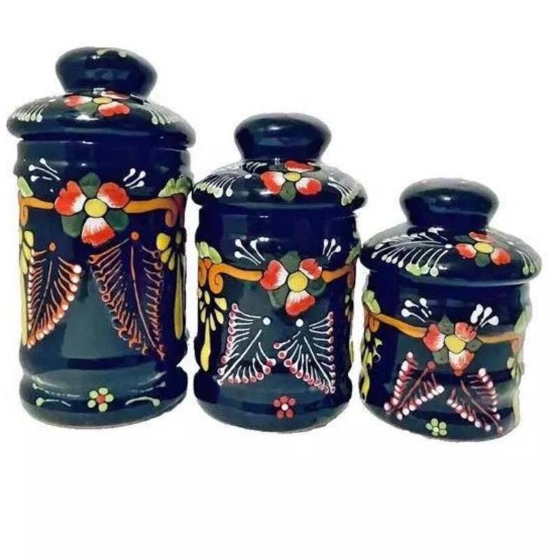 Canister Set Mexican - Etsy