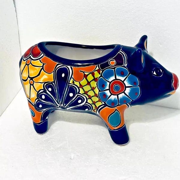 Talavera Pig - Etsy