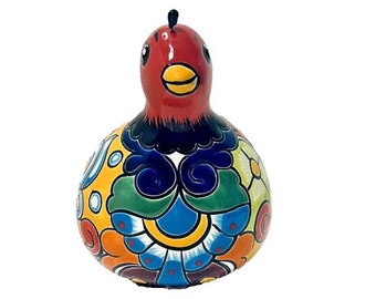 Talavera Bird Quail Figure Mexican Folk Art Pottery - Etsy