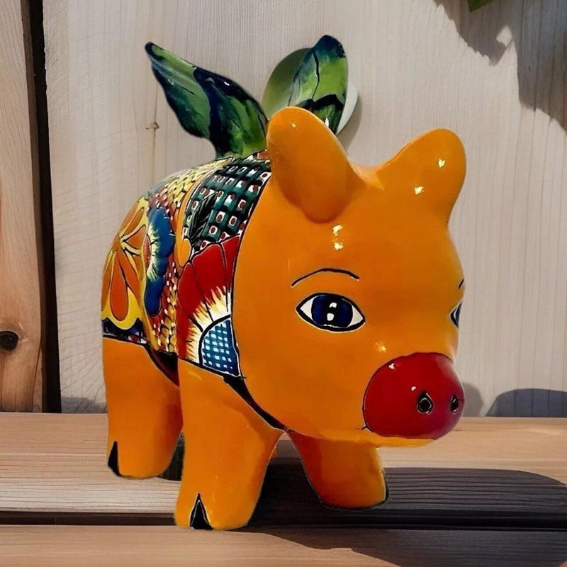Mexican Folk Art Pig - Etsy