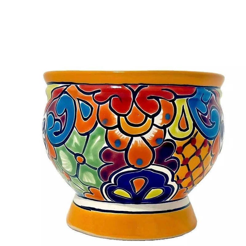Mexican Pottery Planter - Etsy