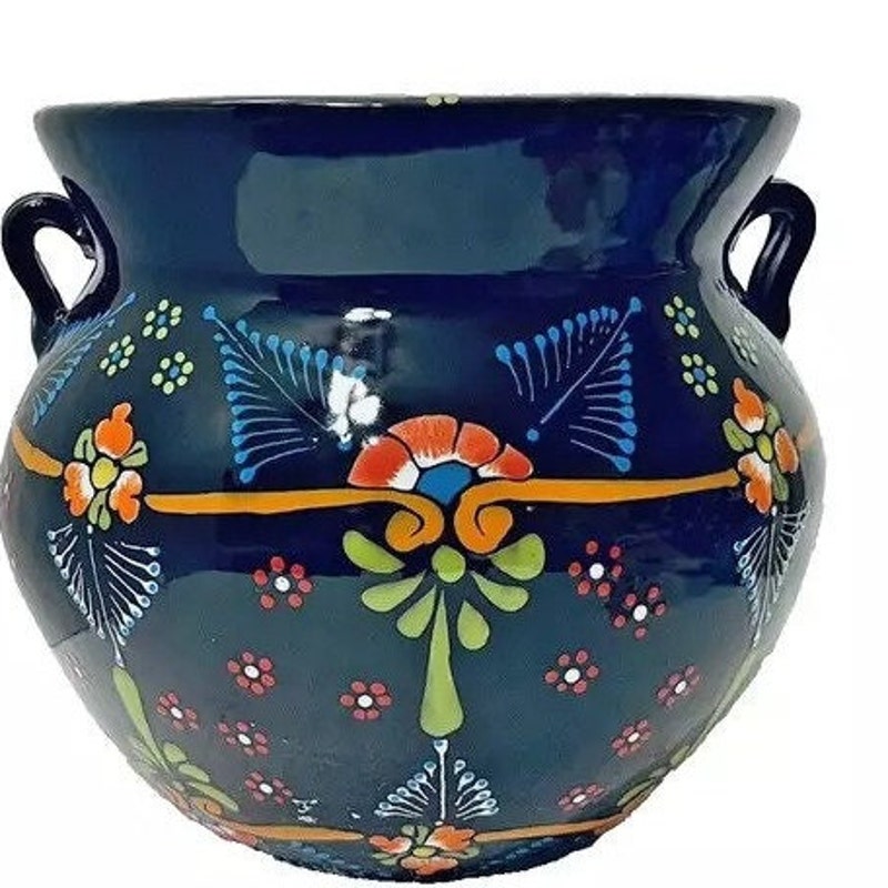 Mexican Pottery Planter - Etsy