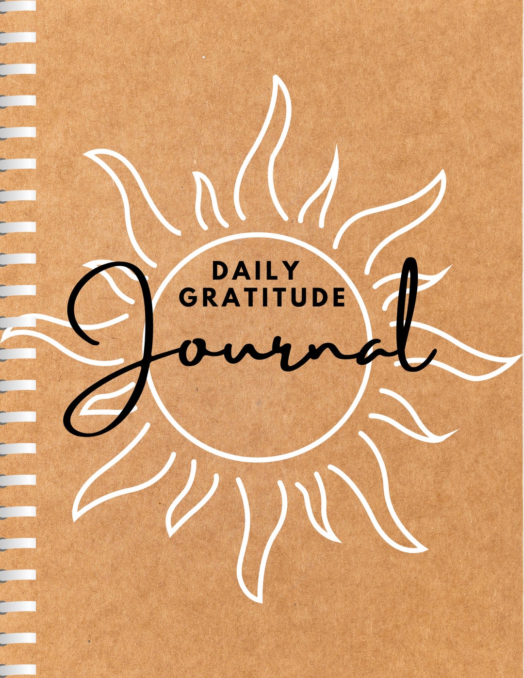 Gratitude Journal 5 Minute Journal Digital Daily Download Gratitude ...