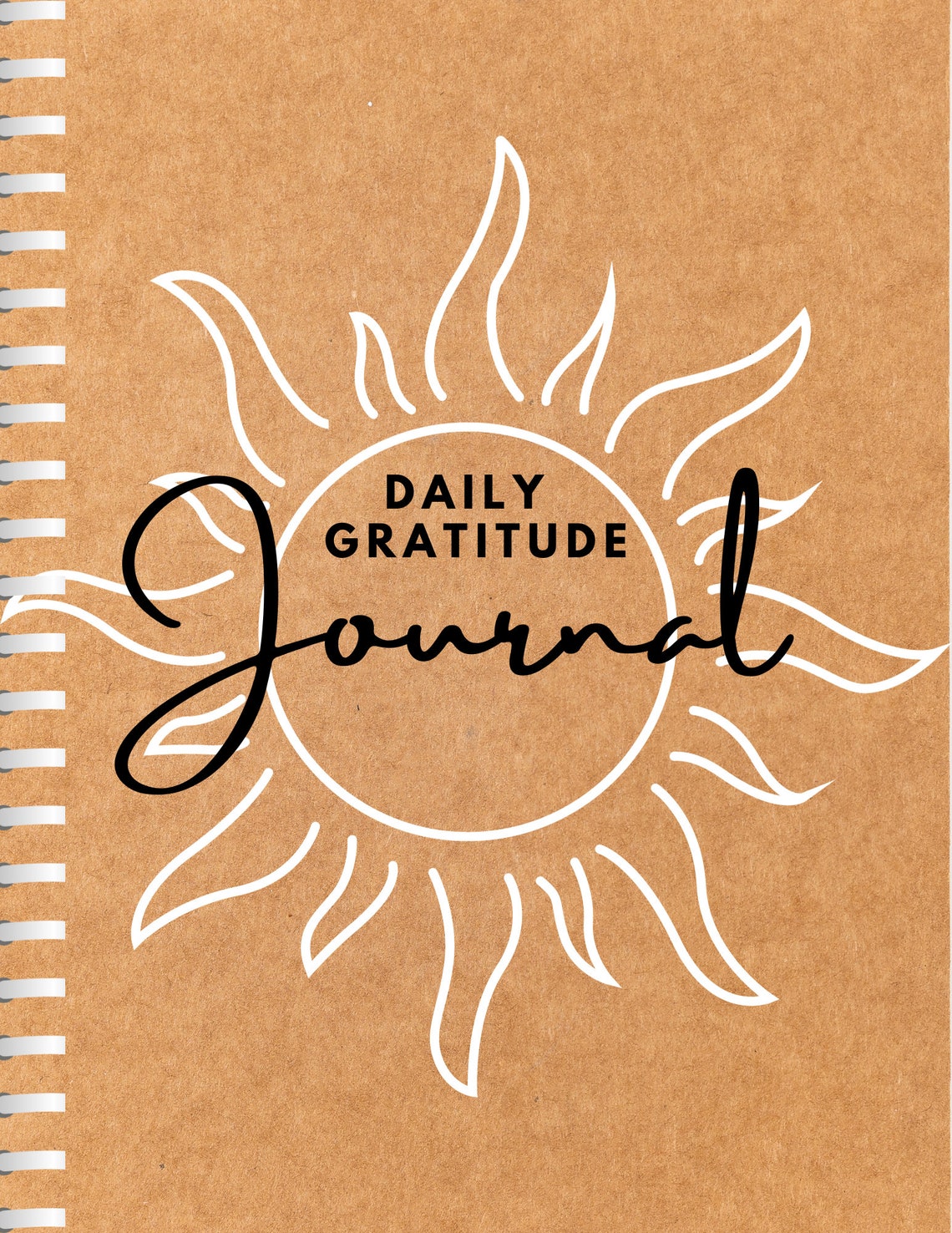 Gratitude Journal 5 Minute Journal Digital Daily Download Gratitude ...