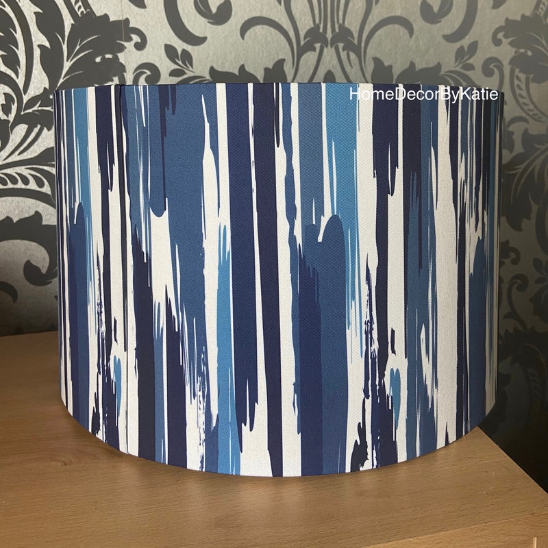 Blue Lamp Shade - Etsy