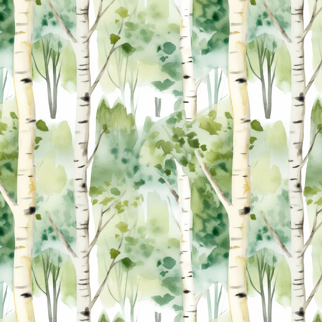 Birch Tree Lamp Shade Woodland Tree Home Decor Forest Lampshade Table ...