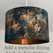 Rust Distressed Lamp Shade Lamp Home Decor Gold Lampshade Table Lamp - Etsy