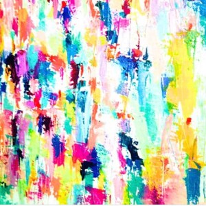 Rainbow Abstract Lamp Shade Colourful Lamp Home Decor Yellow Lampshade ...