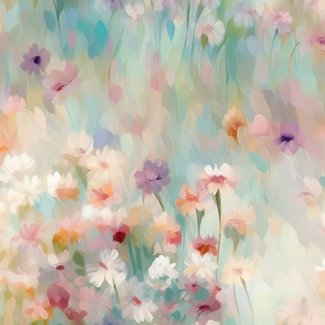 Floral Lamp Shade Abstract Lamp Home Decor Meadow Lampshade Table Lamp ...