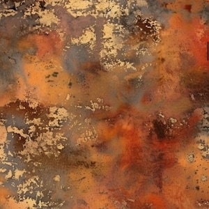 Rust Distressed Lamp Shade Lamp Home Decor Gold Lampshade Table Lamp - Etsy