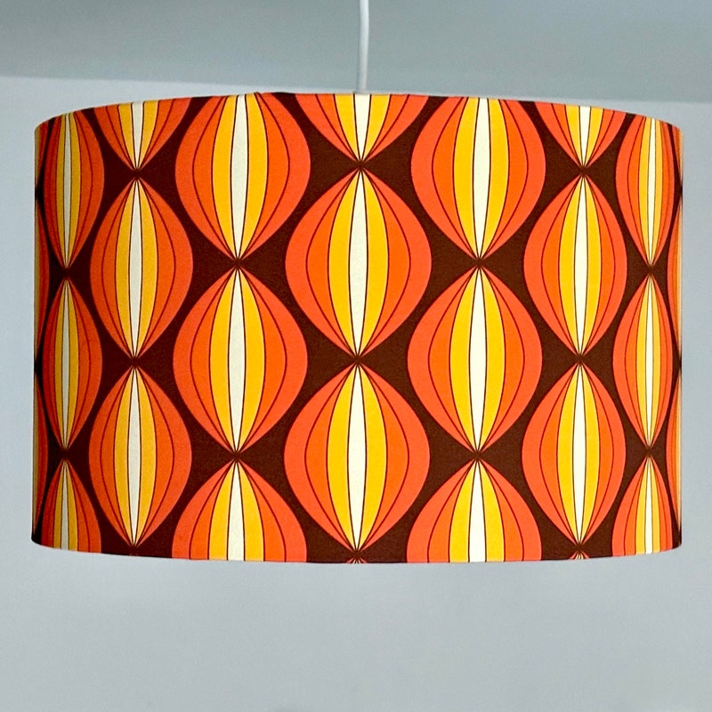 70s Lamp Shade - Etsy UK