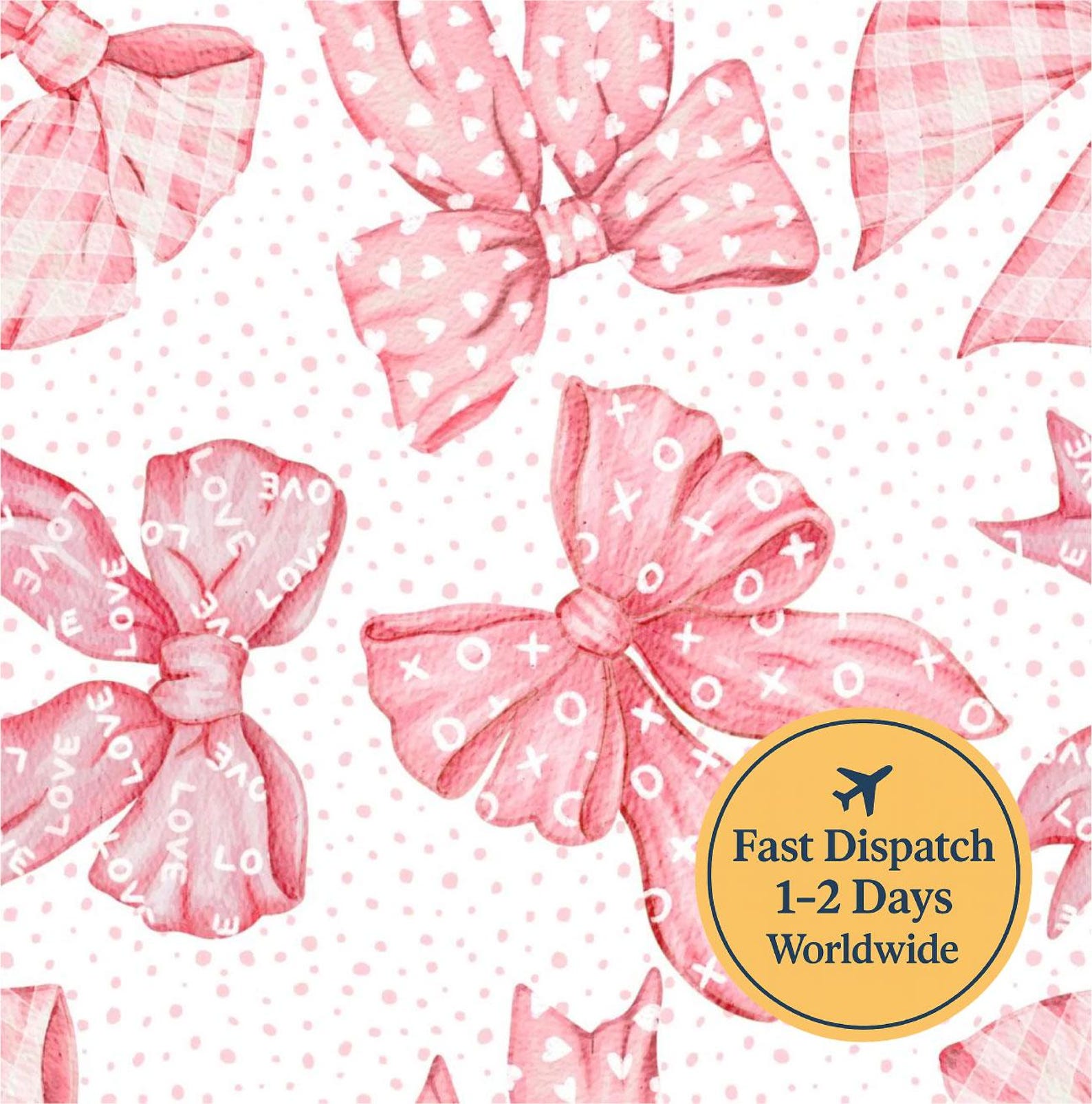 Pink Bows Fabric Baby Fabric Girls Pink Hair Bow Fabric Valentine's Day ...