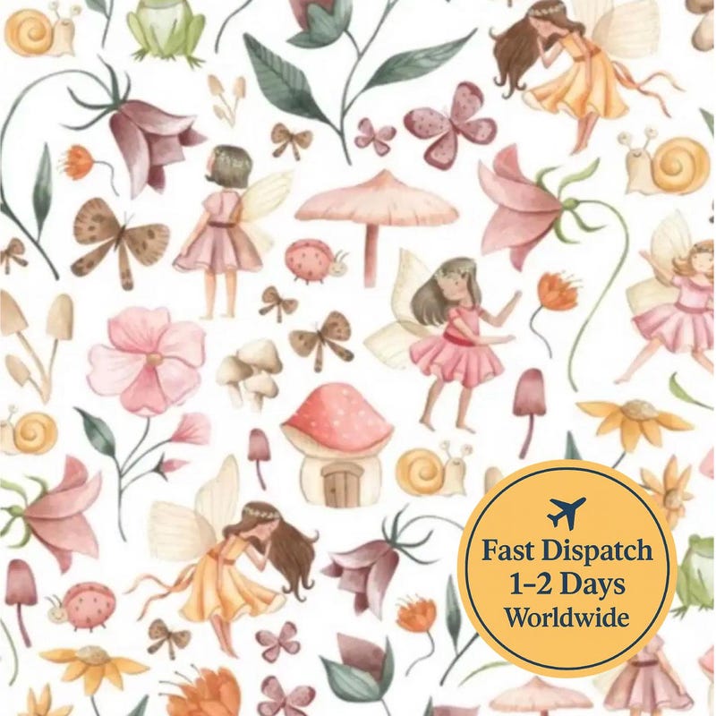 Fairy Tale Fabric Cotton - Etsy UK