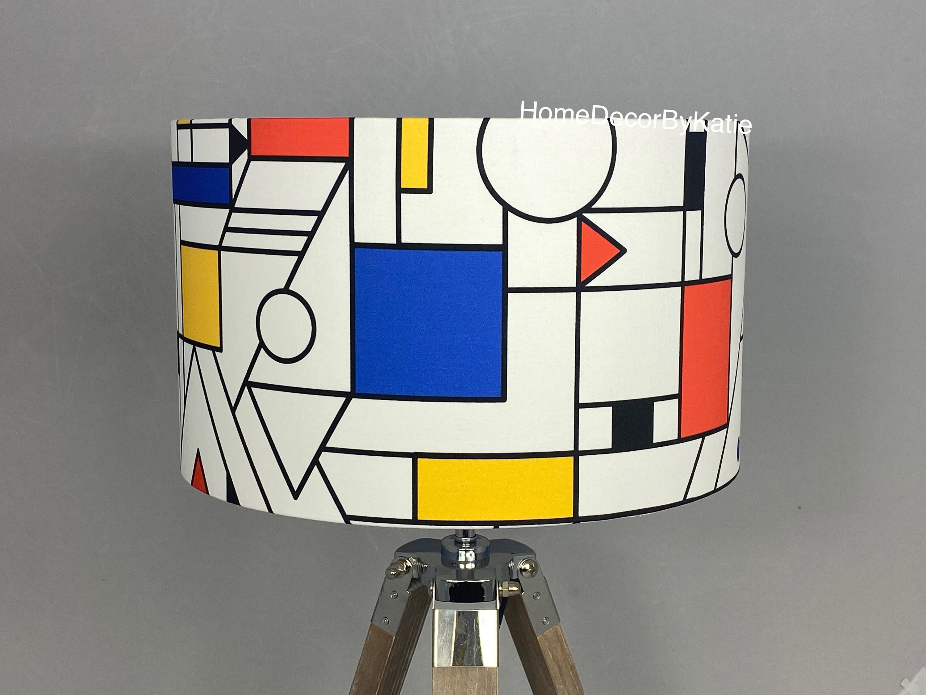 Bauhaus Mies-mondrian Lamp Shade Summer Lamp Home Decor Swan Lampshade ...