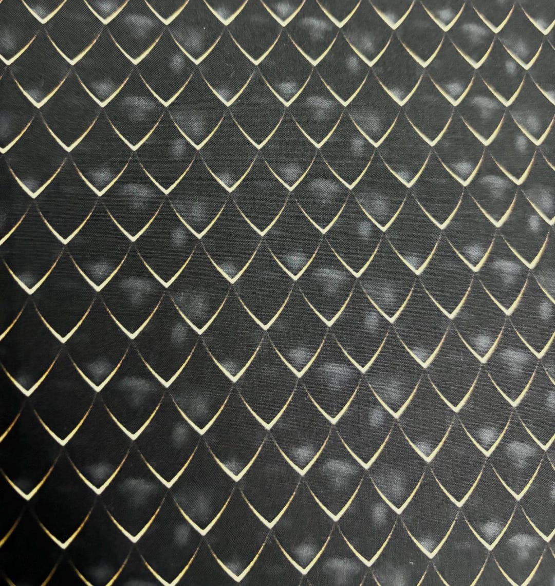 Dragon Fabric Dragon Scales Fabric Gothic Fabric Magical Fabric ...