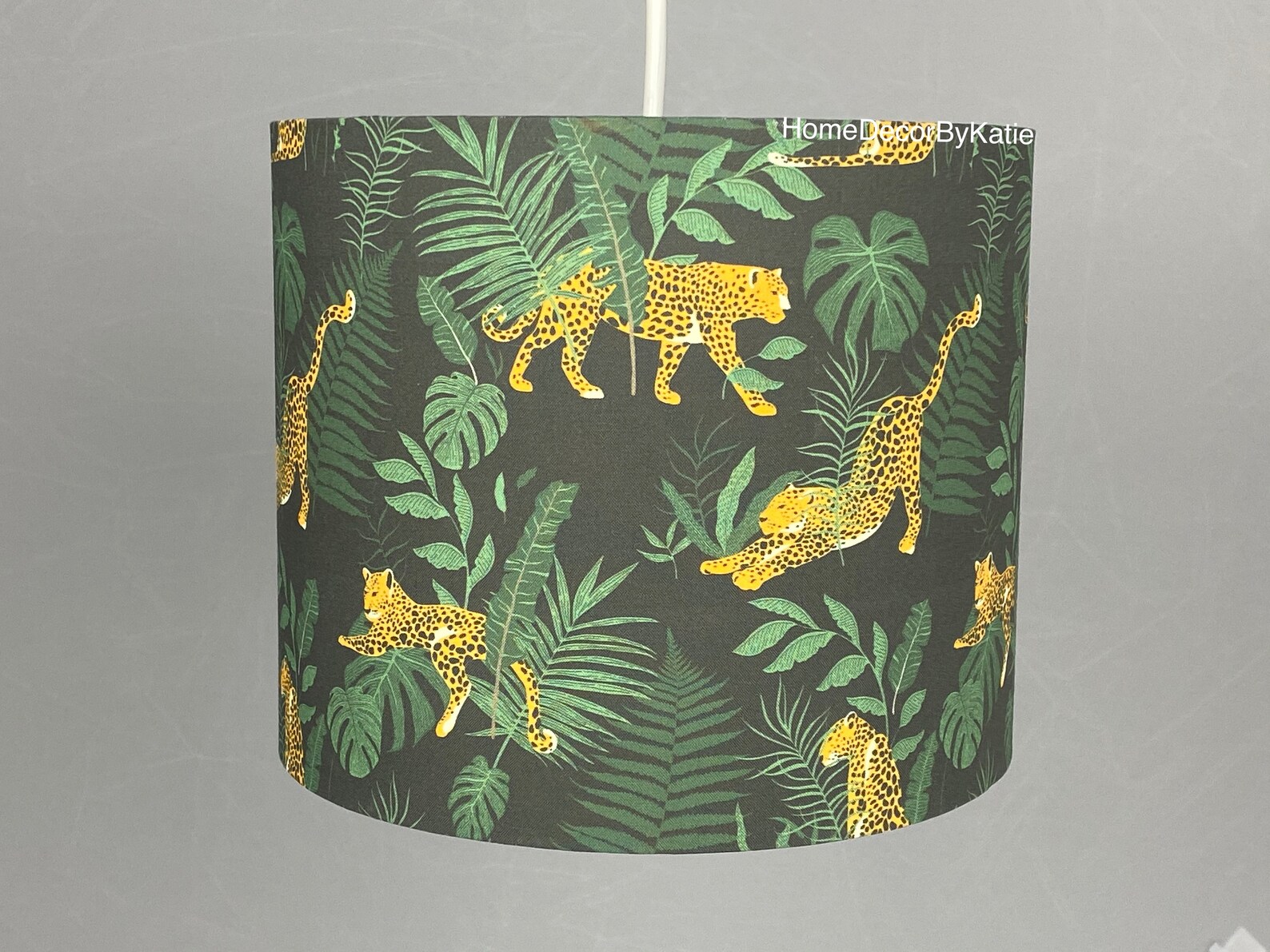 Safari Lamp Shade Cheetah Home Decor Tropical Ampshade Table Lamp - Etsy UK