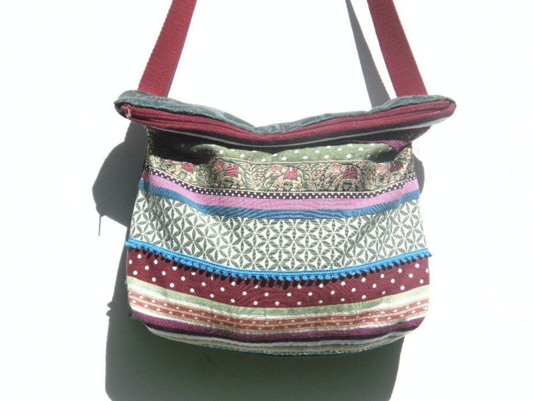Handbag / Shoulder Strap / Shoulder Carry / Fabric / Ethnic / Graphic ...