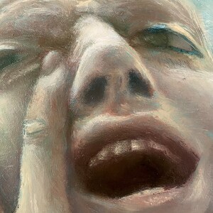 The Desperation Oil Painting and Ecoline on 575 - Etsy