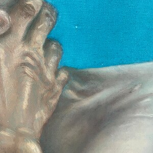 The Desperation Oil Painting and Ecoline on 575 - Etsy