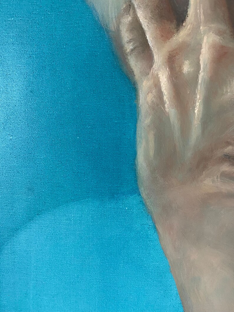 The Desperation Oil Painting and Ecoline on 575 - Etsy