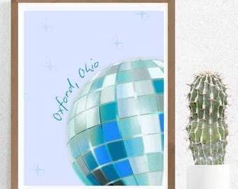 Miami University Trendy Dorm Wall Decor Digital Prints Set of 2 - Etsy