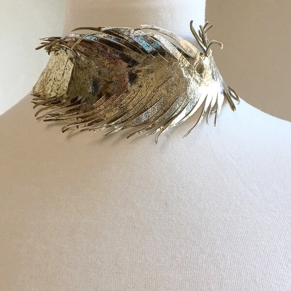 Feather Choker - Etsy
