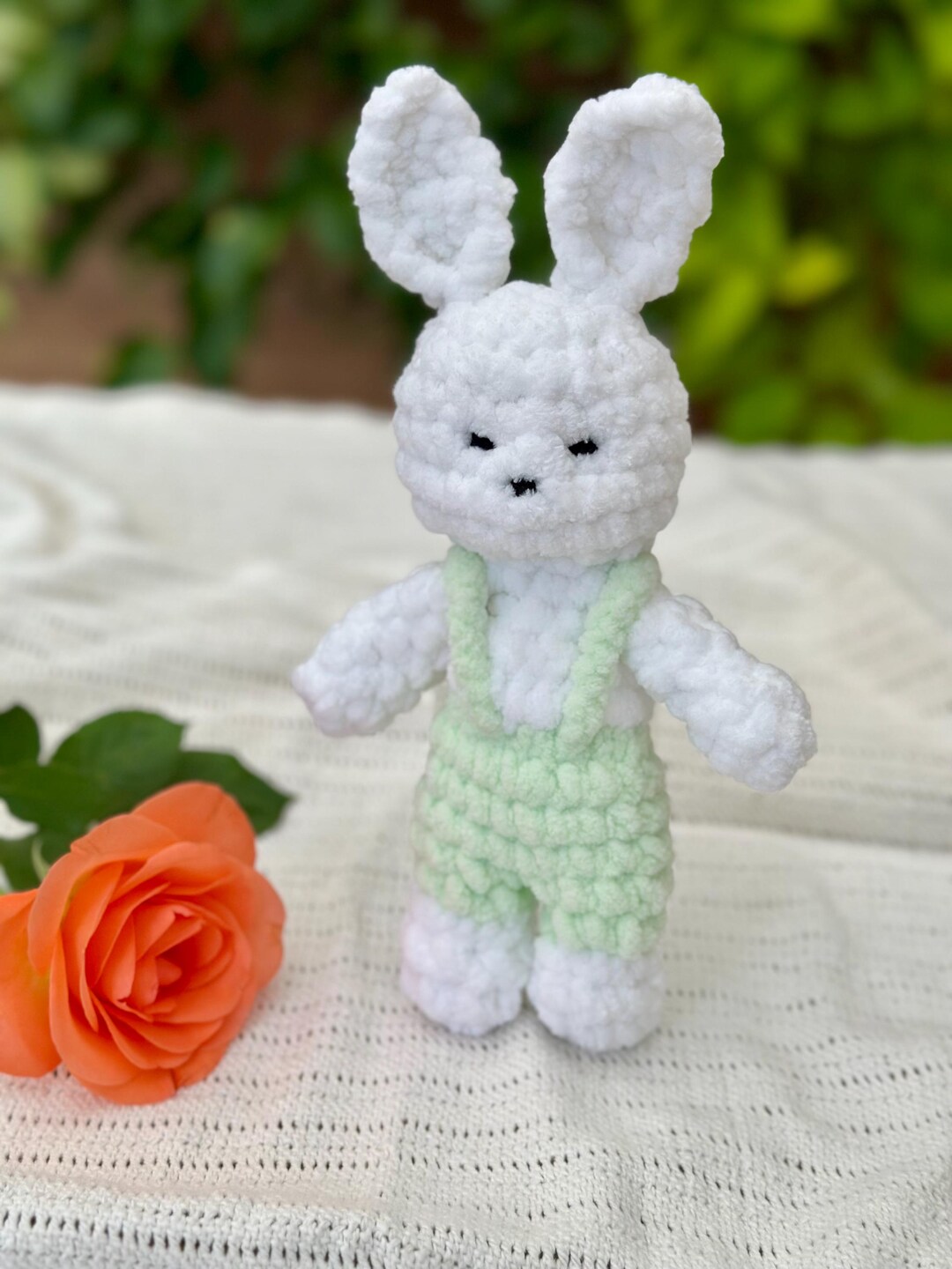 Plushie Bunny Amigurumi Toys Crochet White Bunny Velvet Bunny Baby ...