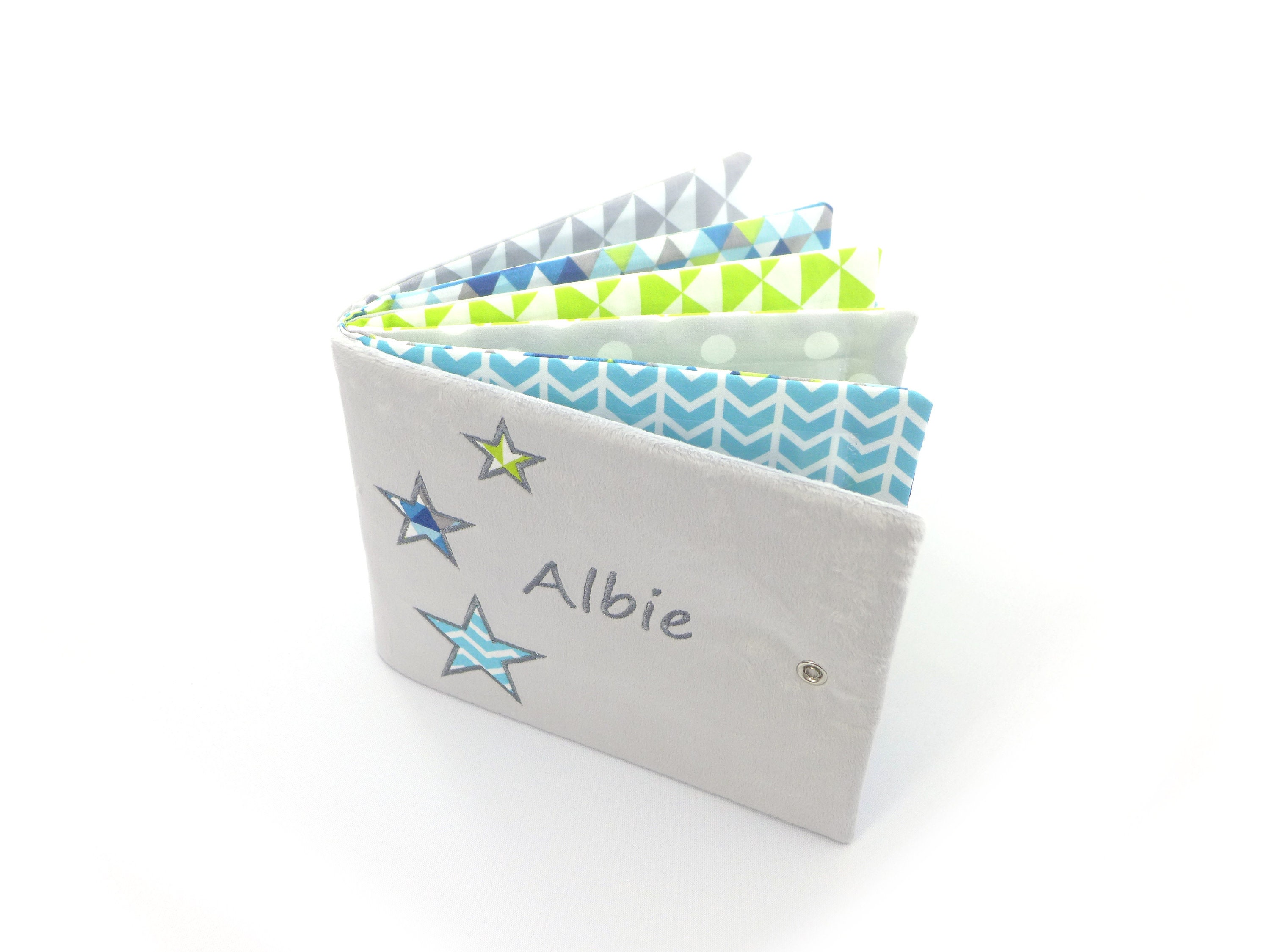 Custom Fabric Photo Album Soft Photo Album Grey Cover - Etsy