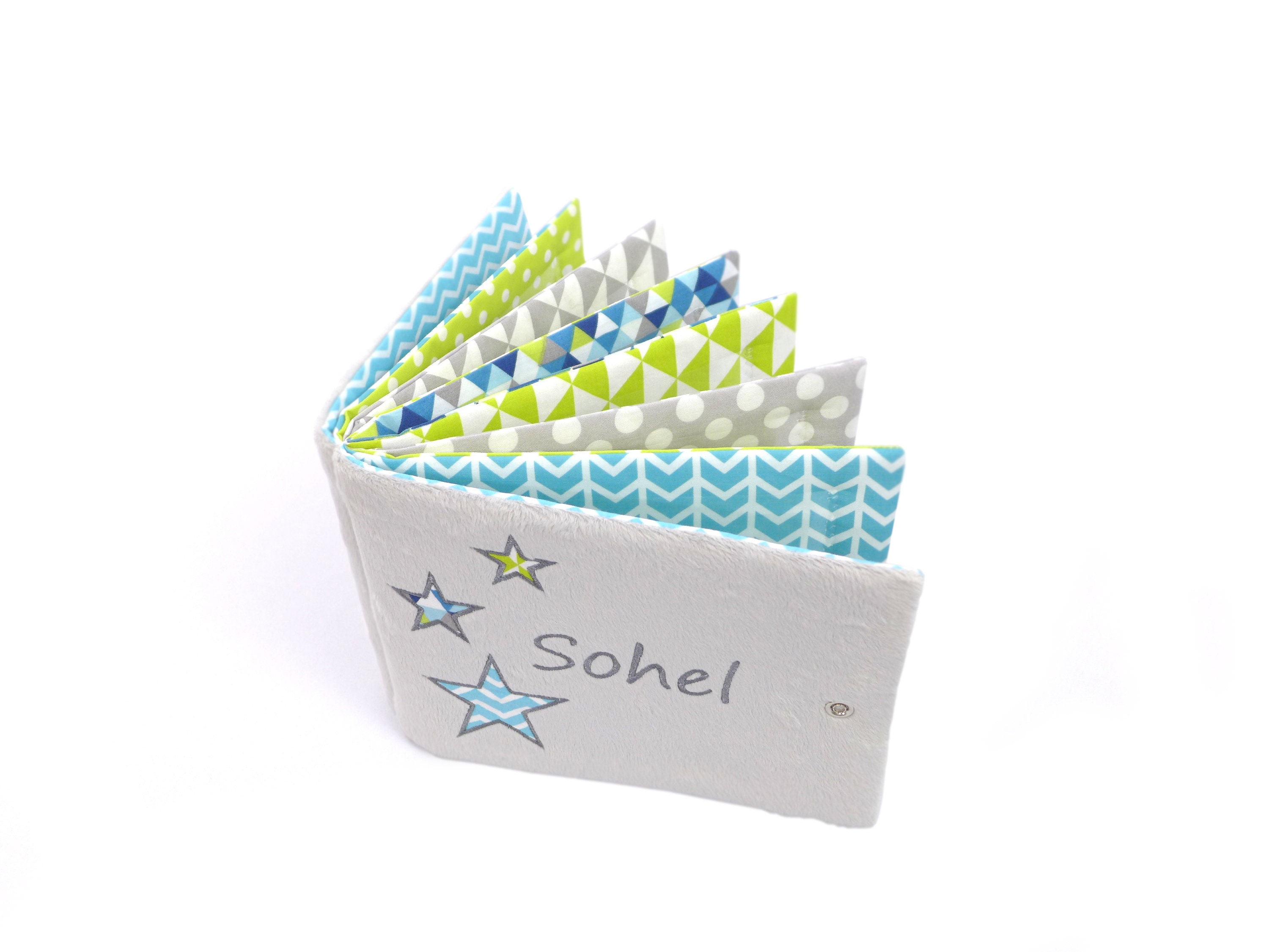 Custom Fabric Photo Album Soft Photo Album Grey Cover - Etsy