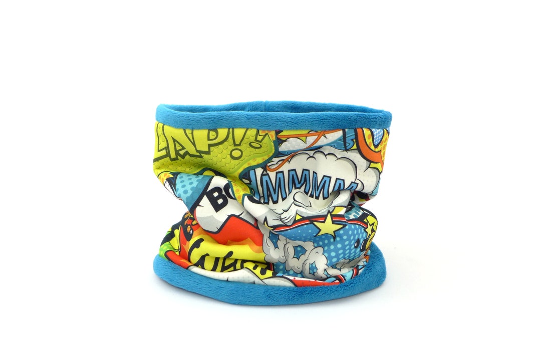 Winter Snood, Winter Neck Warmer, Customizable, Multicolor Comics ...