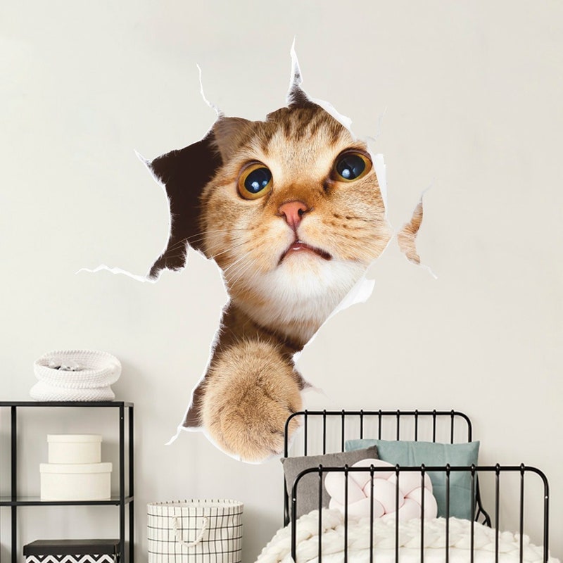Cat Wall Decals - Etsy