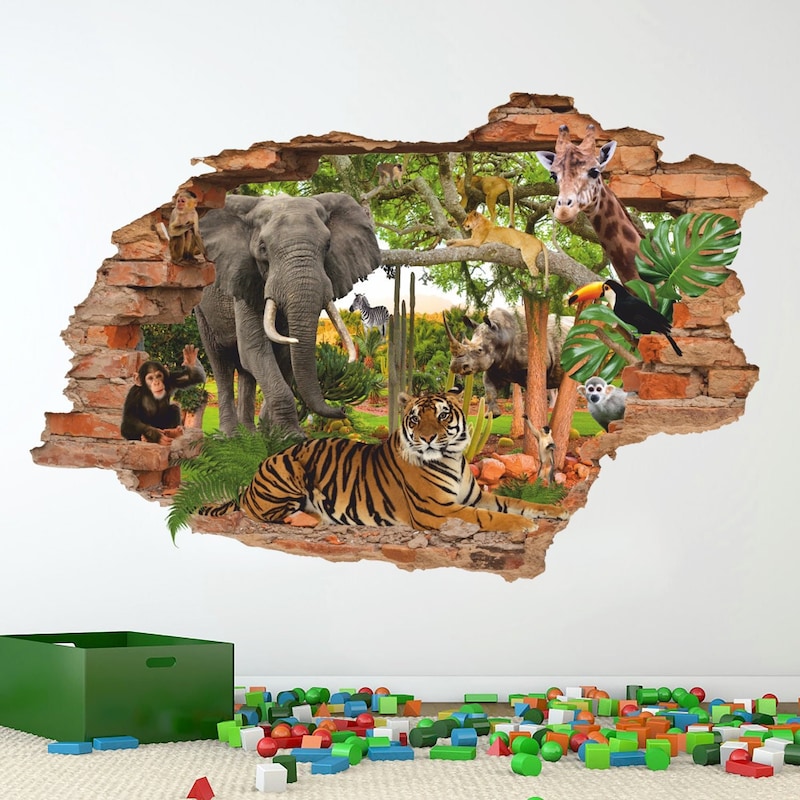 Animal Vinyl Decal - Etsy