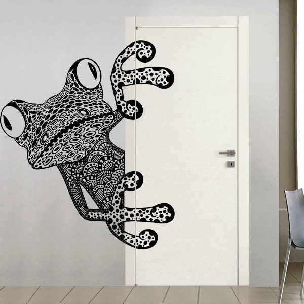 Frog Wall Decal - Etsy