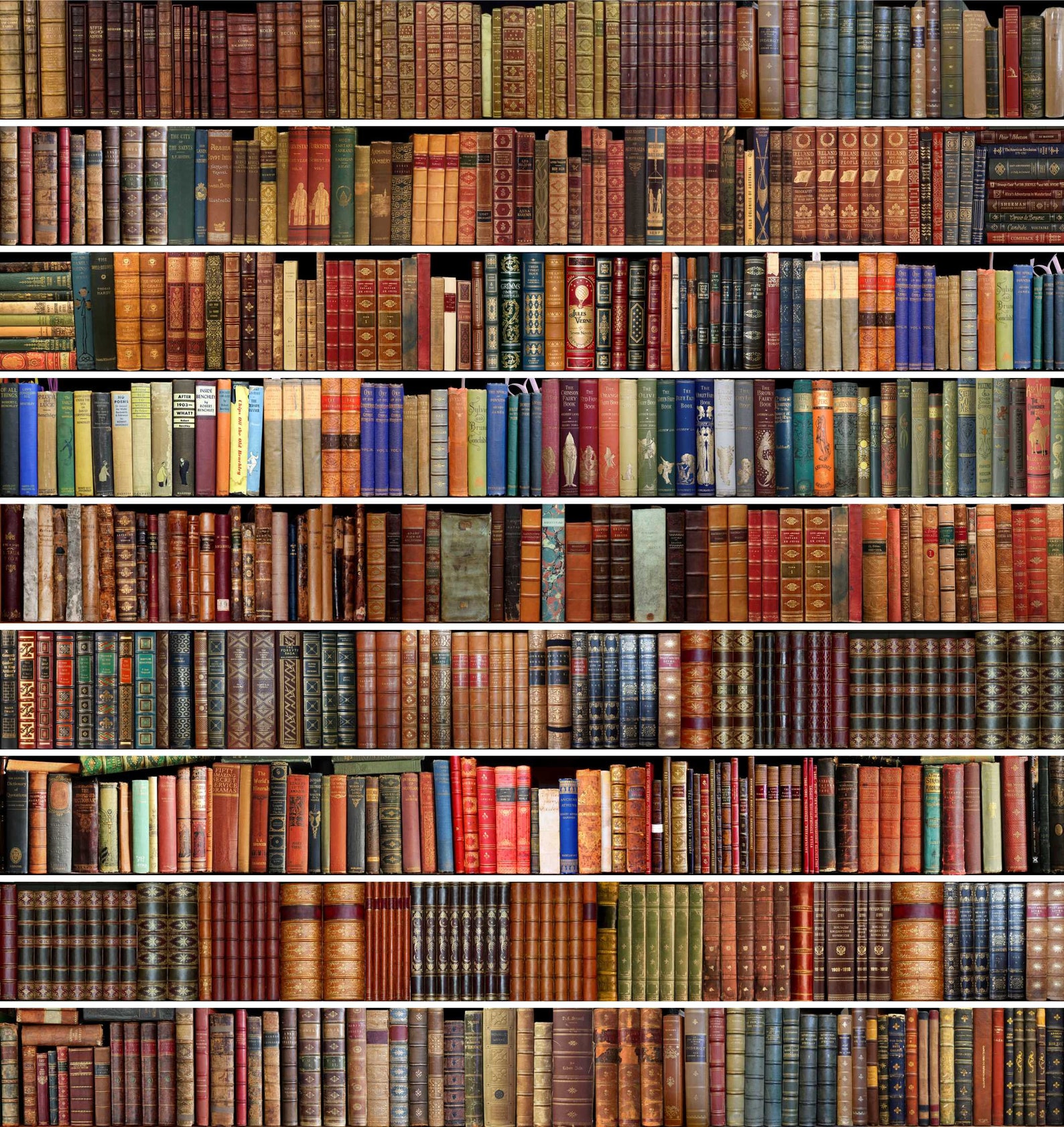 Old Books Floor Sticker Set of 10 Floor Decal Decor for - Etsy