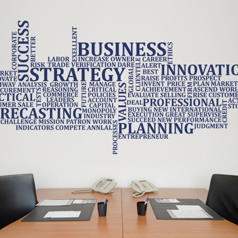 Office Wall Decal - Etsy