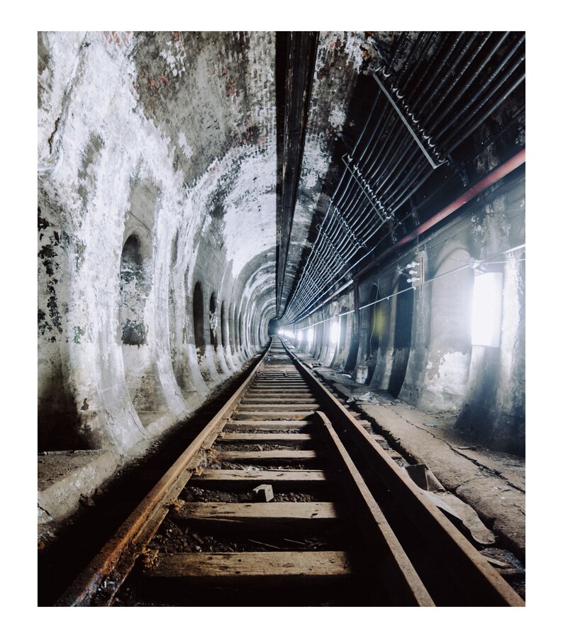 Old Metro Wallpaper Tunnel Wall Mural Colliery Mine Large | Etsy