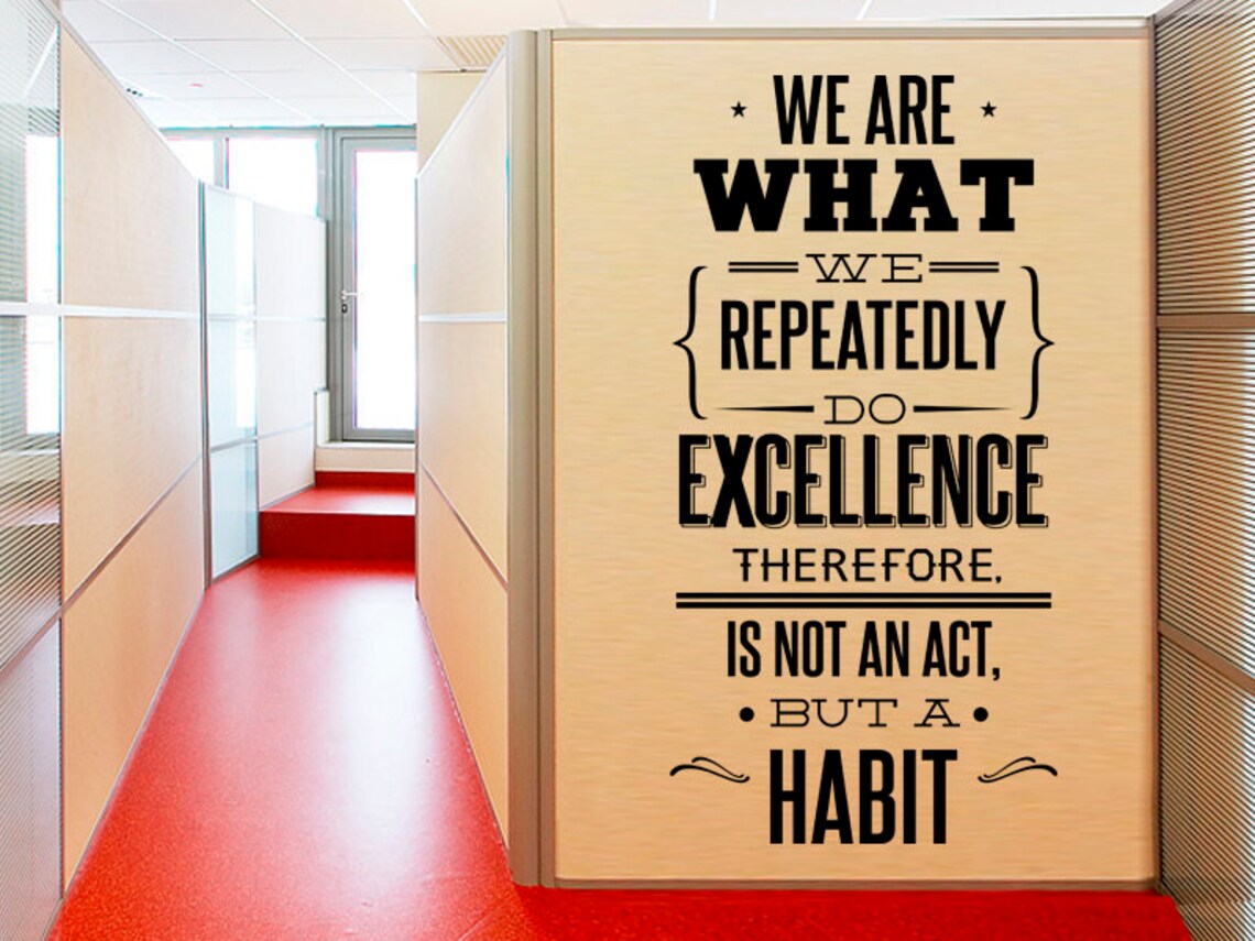 We Are What Wall Sticker Office Wall Decal Decor for - Etsy