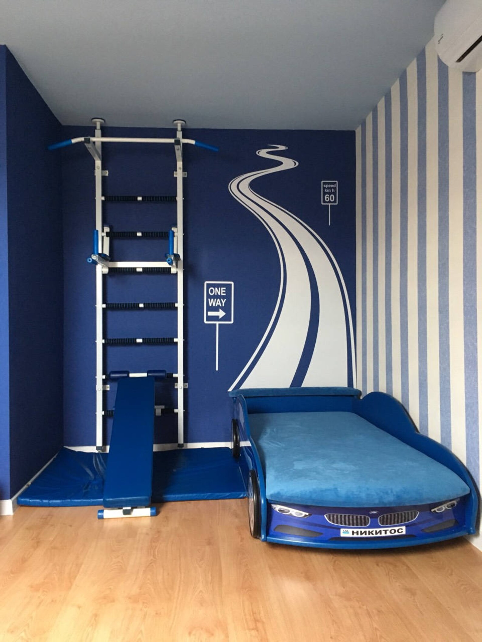 One Way Wall Sticker Road Wall Decal Road Signs Removable | Etsy