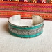 Cuff Bracelet Turquoise Blue Nepal - Etsy