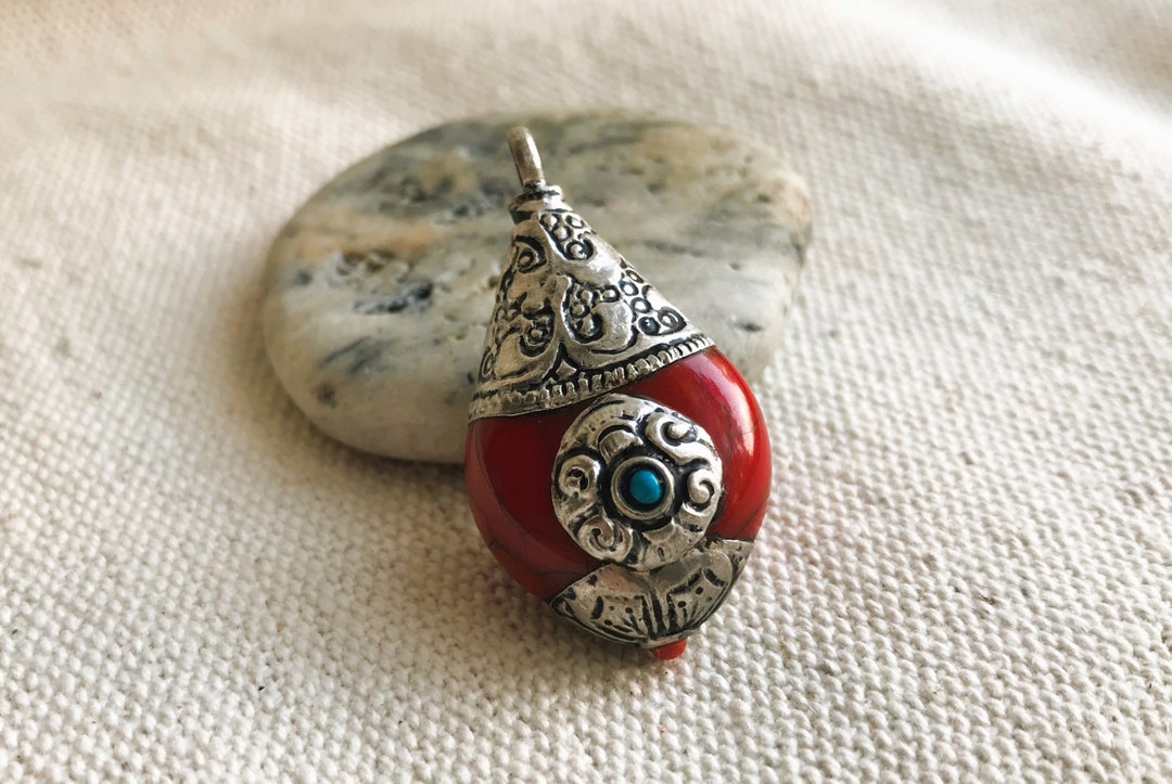 Tibetan Nepalese Jewelry - Ethnic Pendant - World Crafts - Etsy
