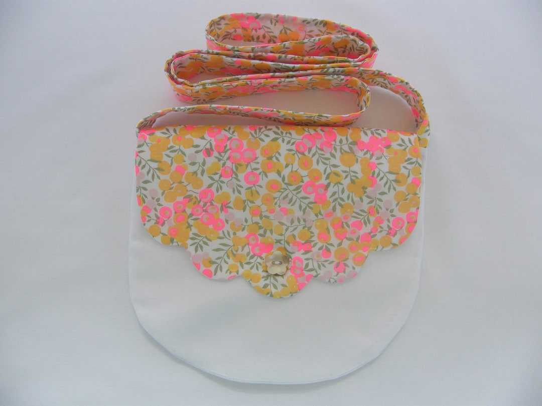 Festoon Bag LIBERTY Wiltshire Lemon Curd and White Cotton Oeko-tex ...