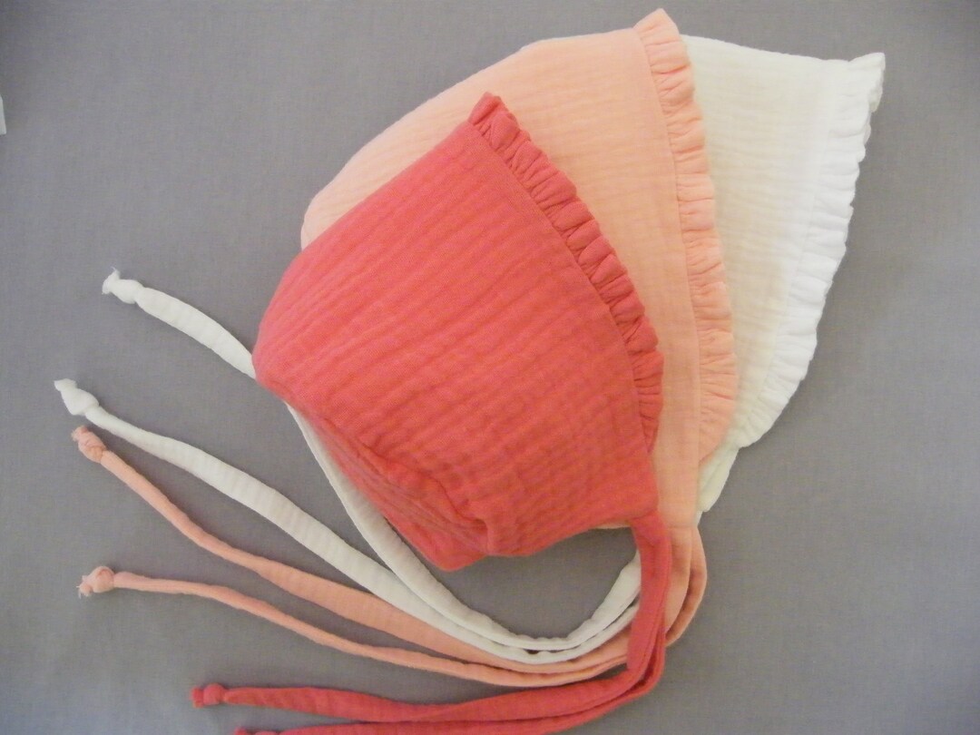 Cotton Gauze Beguin of Your Choice, Birth 1/3/6/12/18 Months 2/3/4/6/8 ...