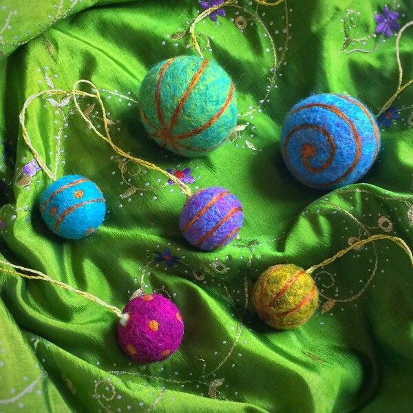 Needle Felted Ball - Etsy