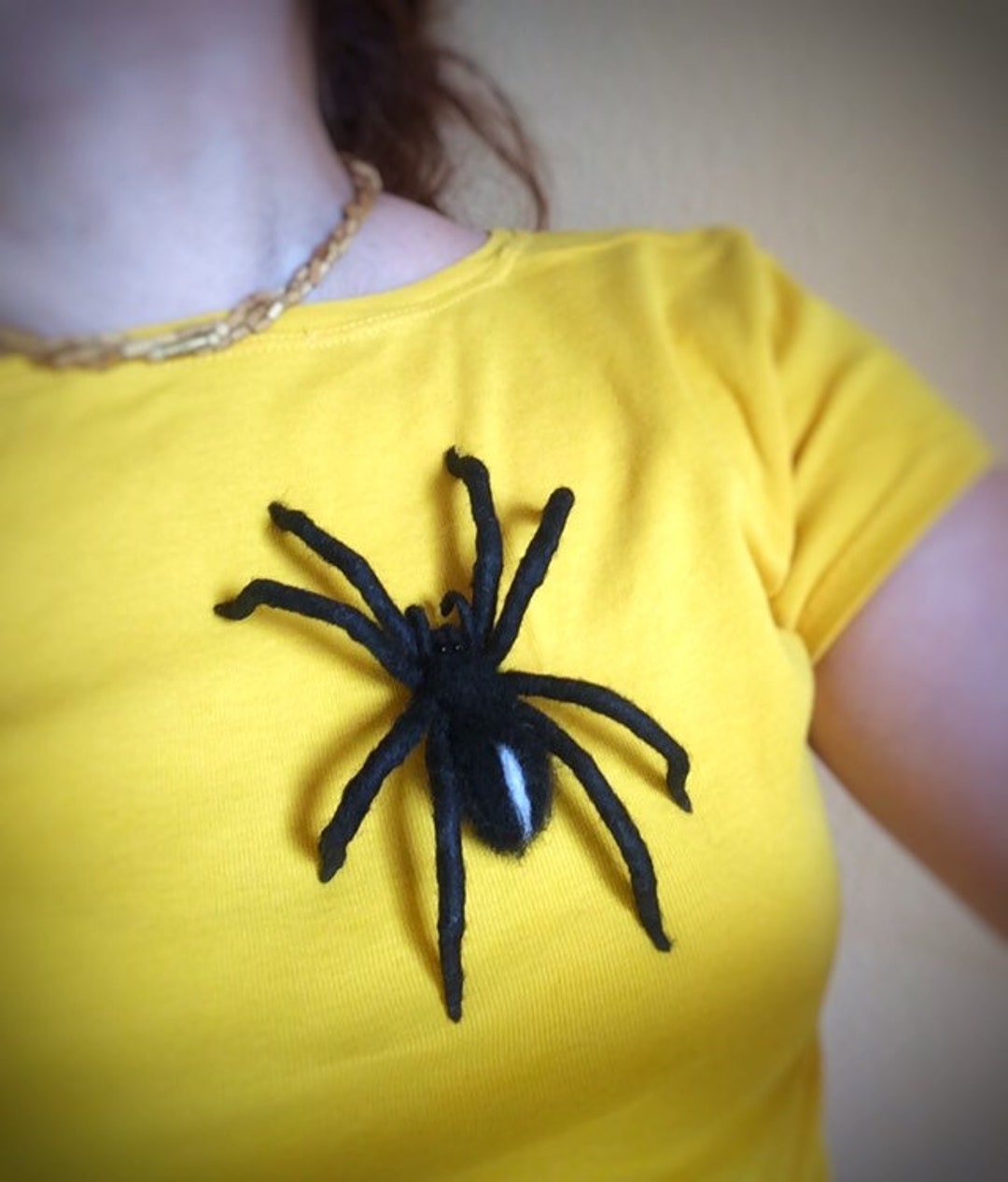 Halloween Decor Wool Black Spider Needle Felted Creepy - Etsy