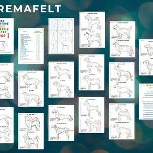 Wire Armature Sizes, Ratios, of Needle Felted DOGS Guide Part 1 ...