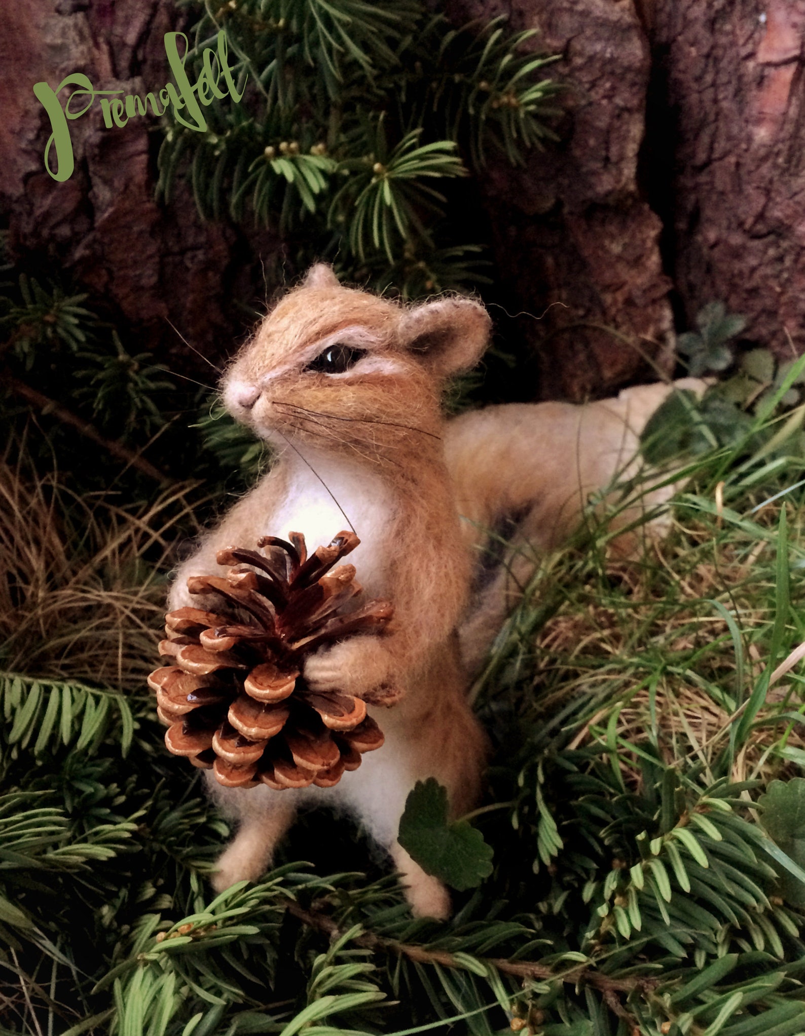 Realistic Handmade CHIPMUNK Sculpture Cute Chistmas Decor - Etsy