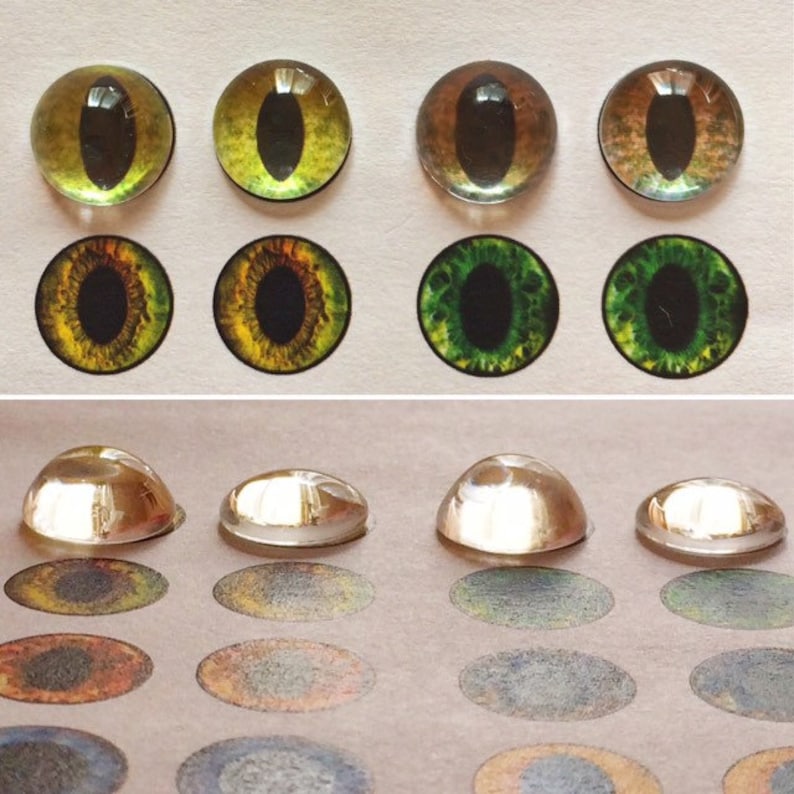 Printable Color Cat Eyes Collage Sheet to Handmade Cat Dolls - Etsy UK